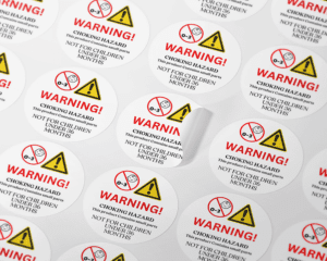 Age Restriction Labels 0-3 › Small Parts Warning Stickers ⚠️